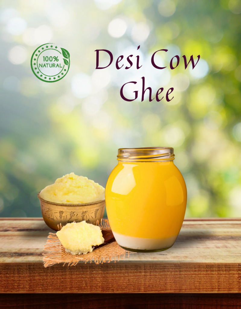 Desi Cow Ghee - 500ml - Krishna Sampige